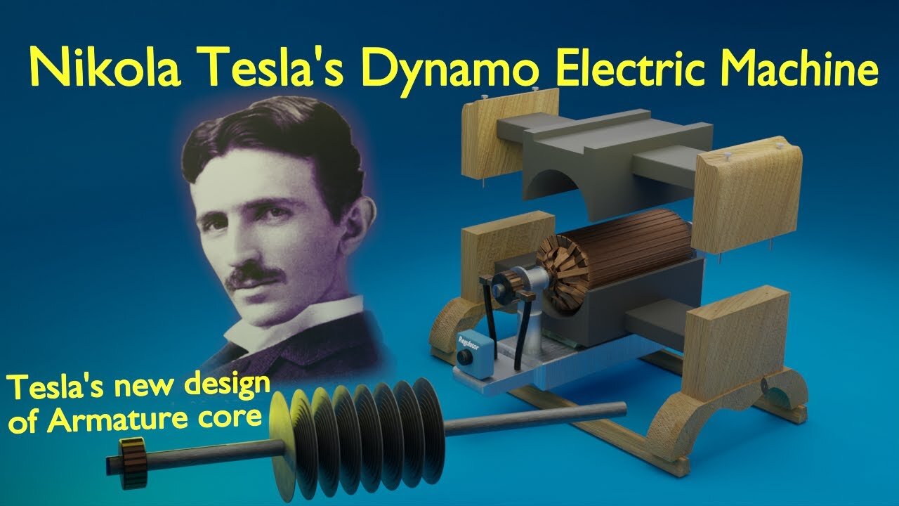NIKOLA TESLA PATENTS A DC HOMOPOLAR GENERATOR IN 1888 USED TODAY FOR ...