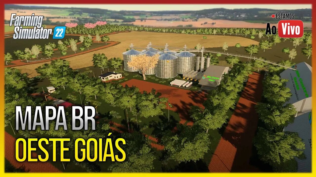 ️FS22 MAPA BRASILEIRO FARMING SIMULATOR 22 CENTRO OESTE GOIAS