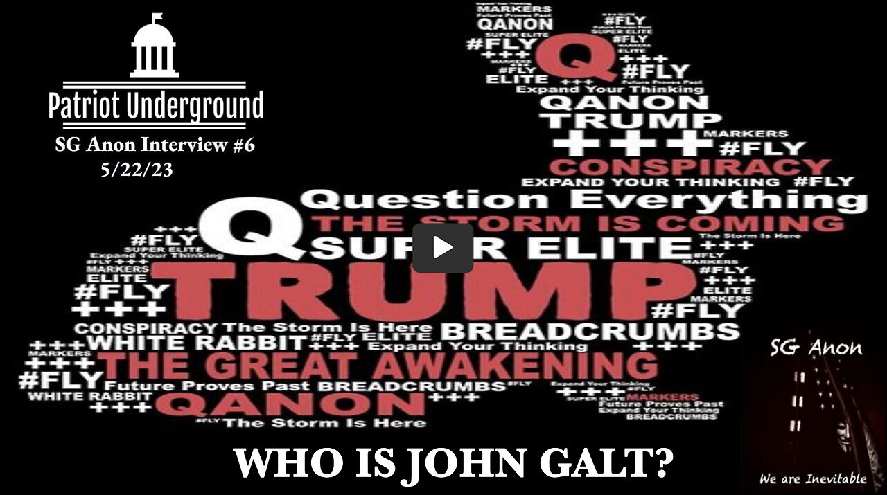 SGANON IS BACK W/ PATRIOT UNDERGROUND FOR A GROUNDBREAKING UPDATE ON ...