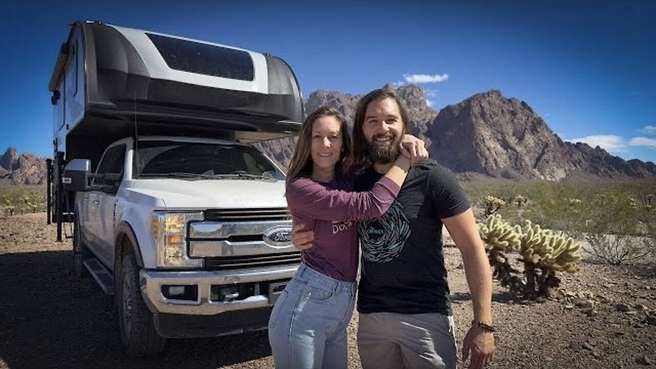 Escaping Winter In Our Truck Camper In The Low Desert
