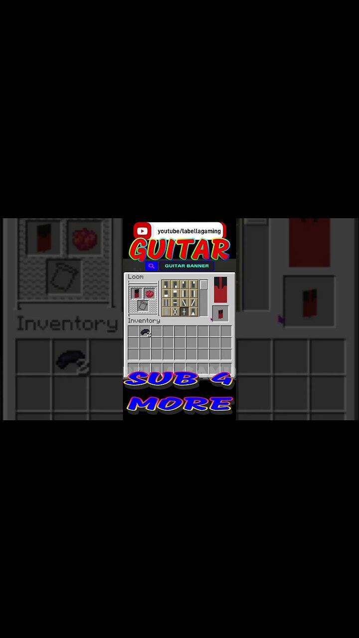 Guitar Banner | Minecraft