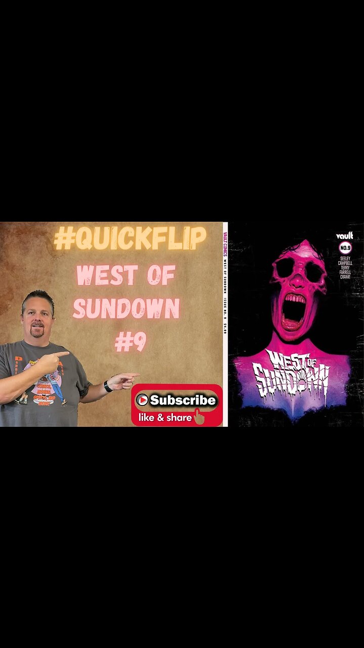 West of Sundown #9 Vault Comics #QuickFlip Comic Review Aaron Campbell,Tim Seeley,Jim Terry #shorts