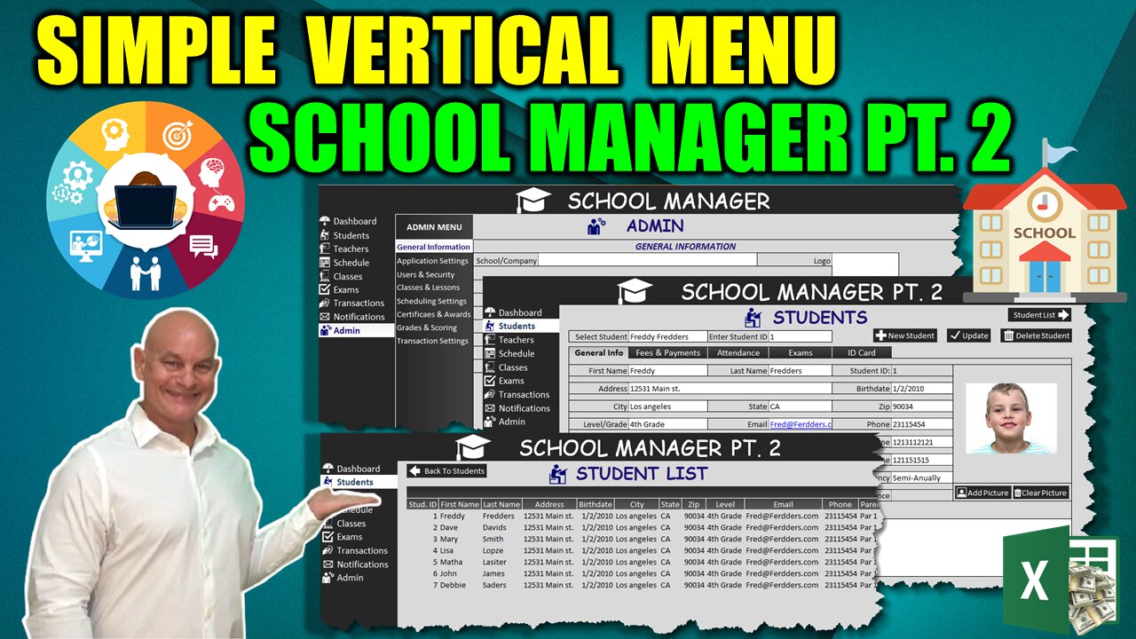 How To Create A Simple, Yet Powerful, Vertical Menu In Excel, And A TON ...
