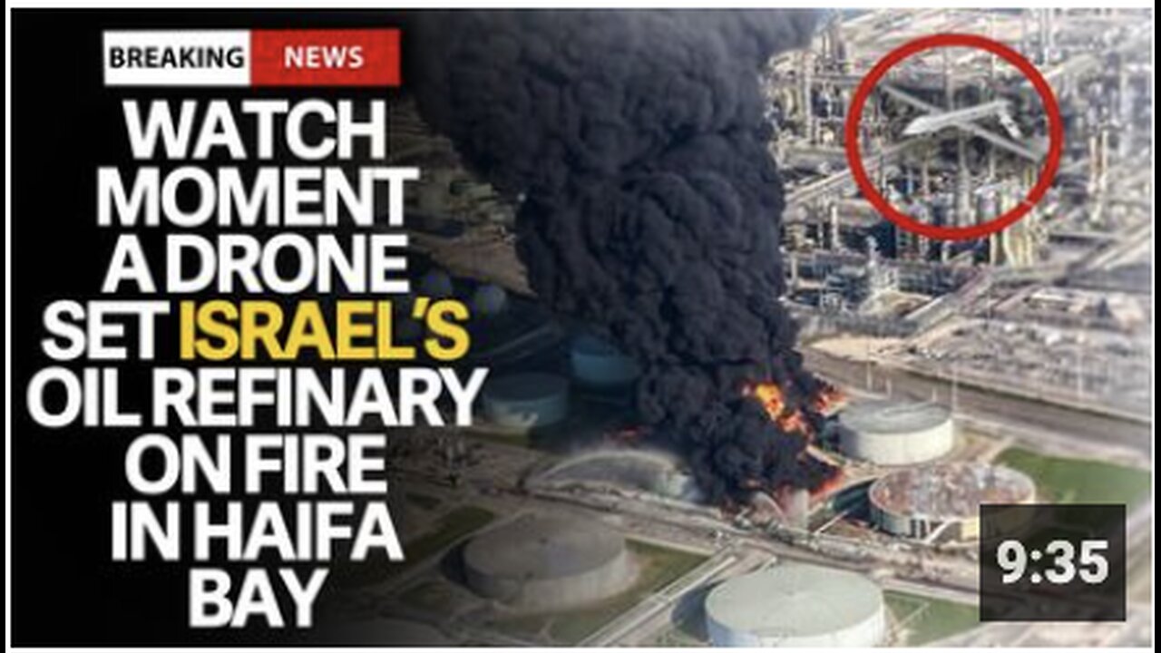 Iron Dome Fails Again, Drones Set Israel’s Biggest Oil Refinery On Fire ...