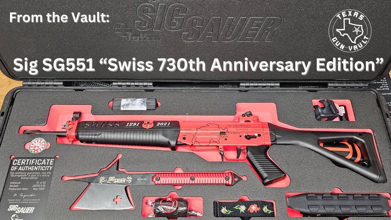 From the Vault: Sig SG551 (730th Anniversary of Switzerland ...