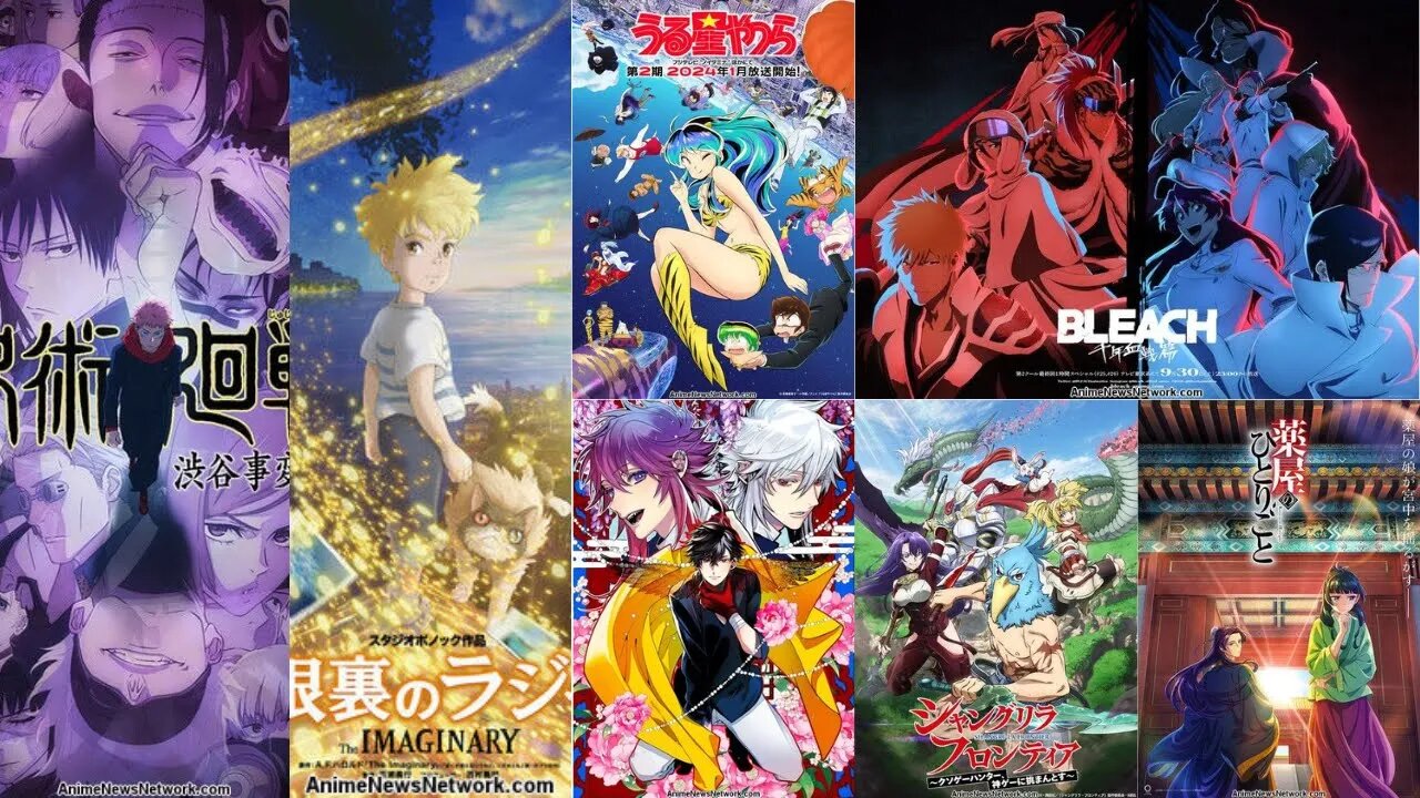 Urusei Yatsura season 2 and Shangri-La Frontier and Jujutsu Kaisen S2 ...