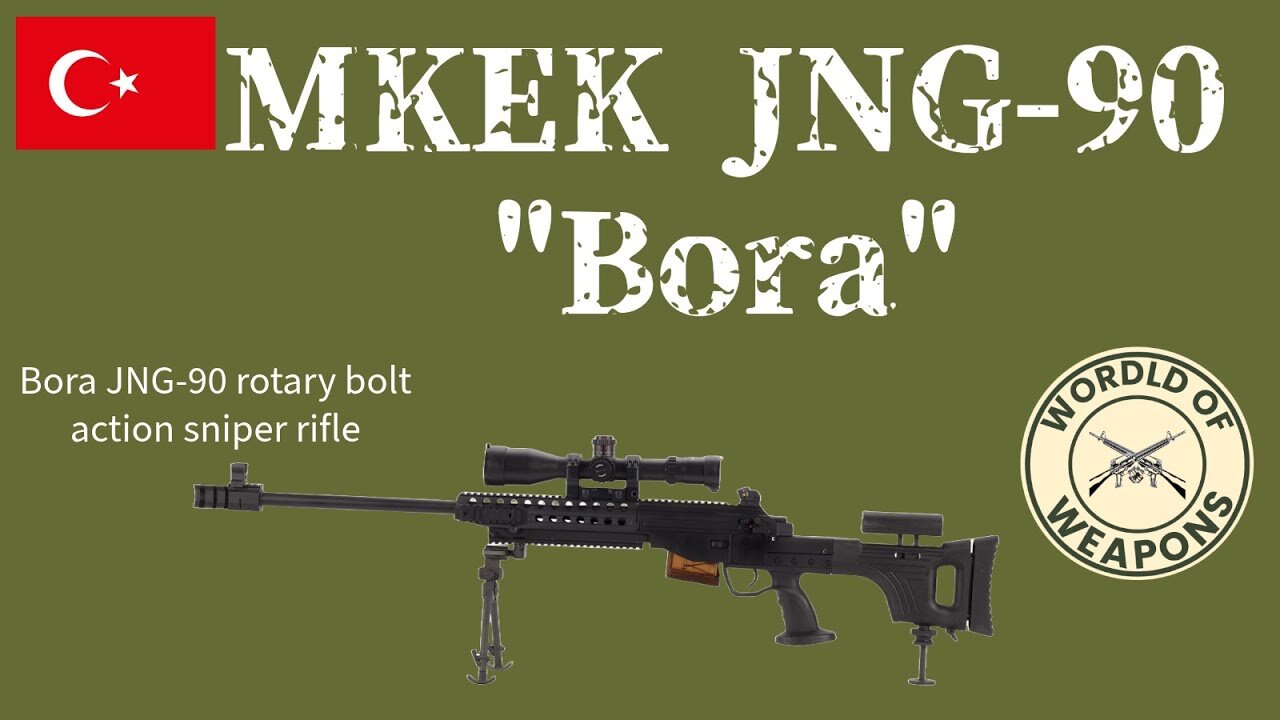 MKEK JNG-90 Bora 🇨🇳 Precision Sniper Excellence - Unveiling Turkey's ...