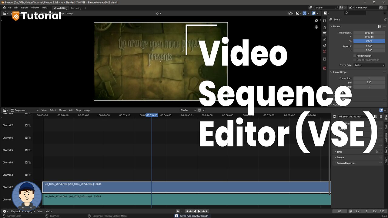 Beginner How To Use The Video Sequence Editor In Blender 31