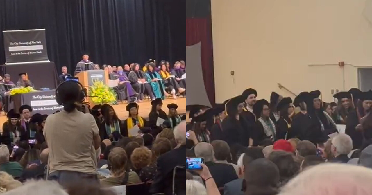 College Graduates Send a Blunt Message to Mayor Adams With Gesture ...