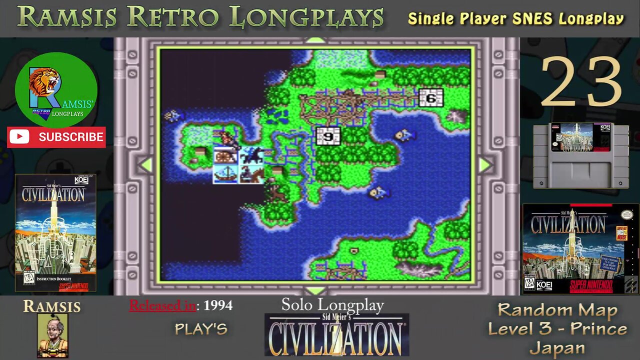 Sid Meier's Civilization | 1994 | SNES | Prince | Random | Japan ...