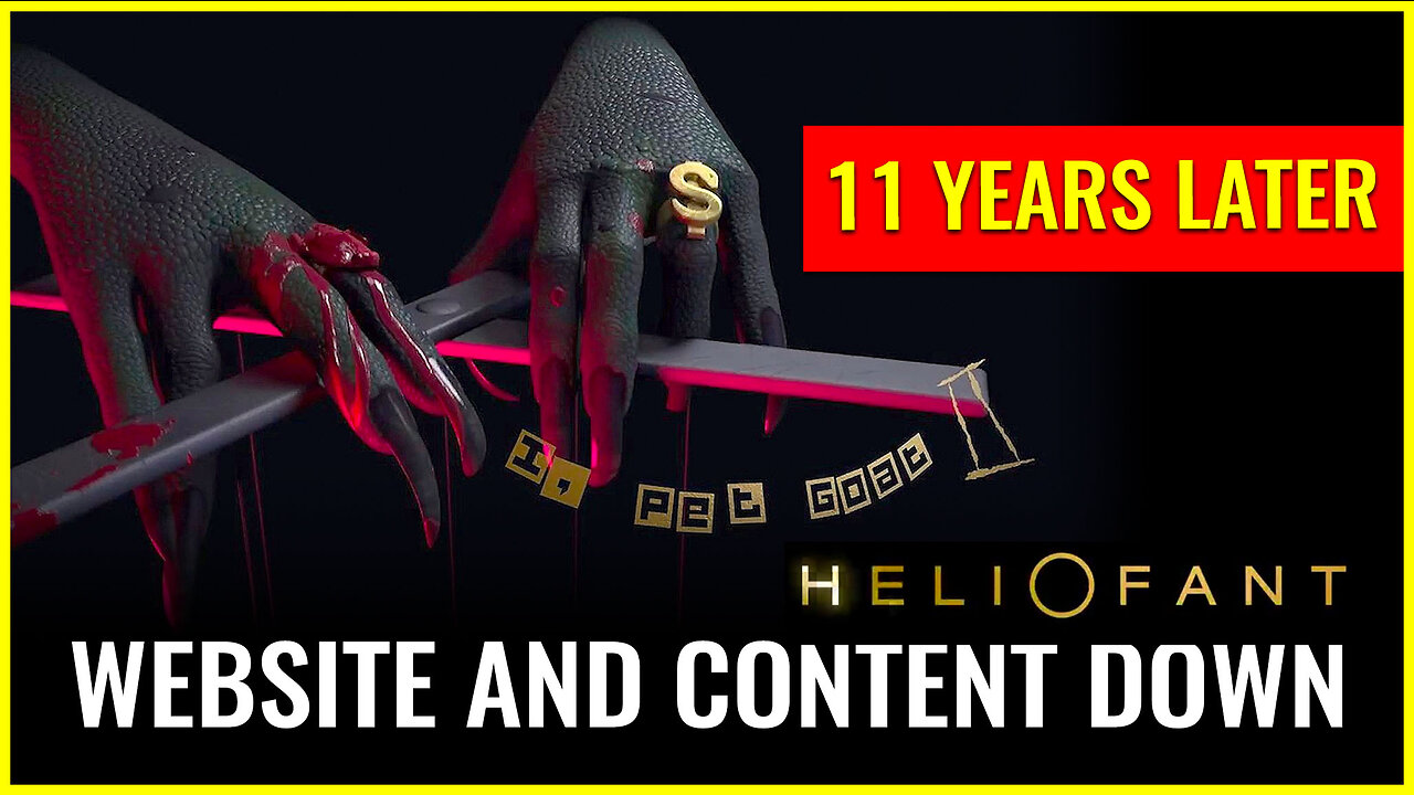 The maker of I, Pet Goat II (HELIOFANT) takes website and content down ...