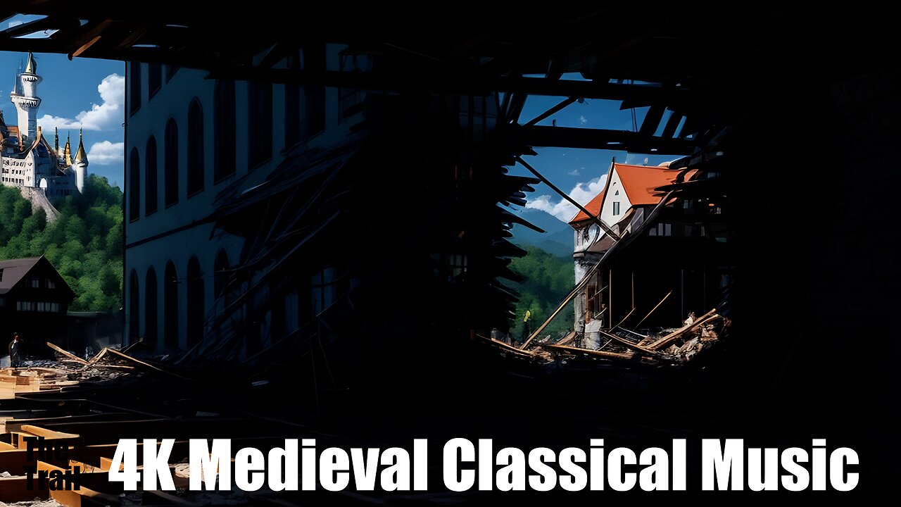 4K Medieval Classical Music - Peace in the Realm | A.I. Audio Reactive ...