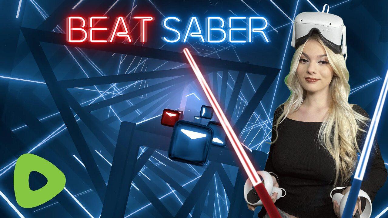 BEATING UP BLOCKS B4 RUMBLEFIGHTCLUB 💚 BeatSaber