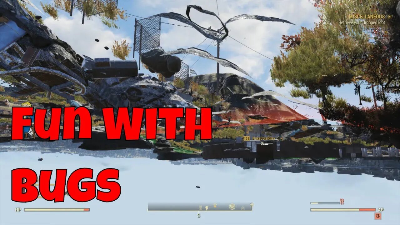 Fallout 76 Fun with Bugs and Arrows