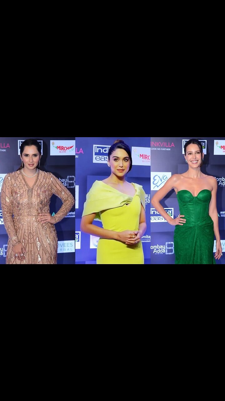 Sanya Mirza, Sharwari Wagh & Isa Bella Arrived on Redcarpet of Style ...