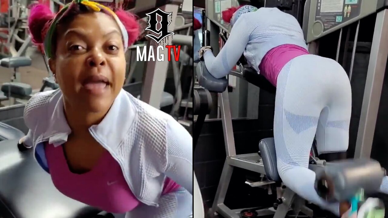 It Is Not Fake Taraji P Henson Shows Off Her Hollywood Workout