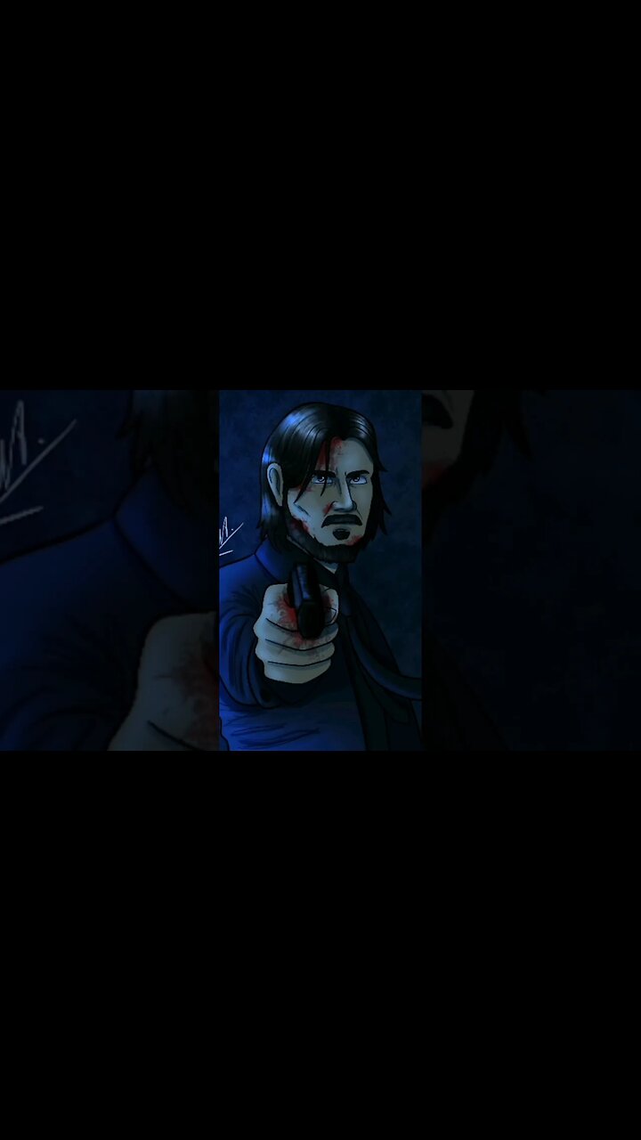 Desenhando o JOHN WICK #arte #drawing #digitalart #johnwick #action # ...