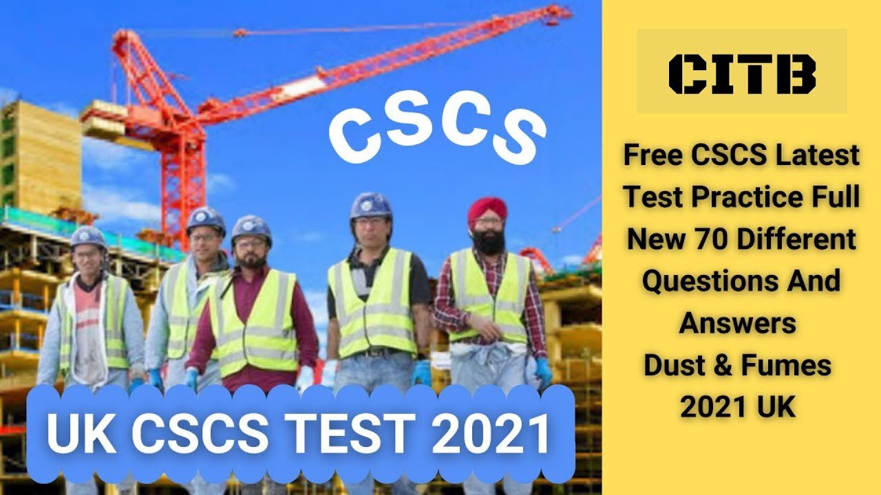 Free CSCS Test Practice Full New 70 Different Questions And Answers ...