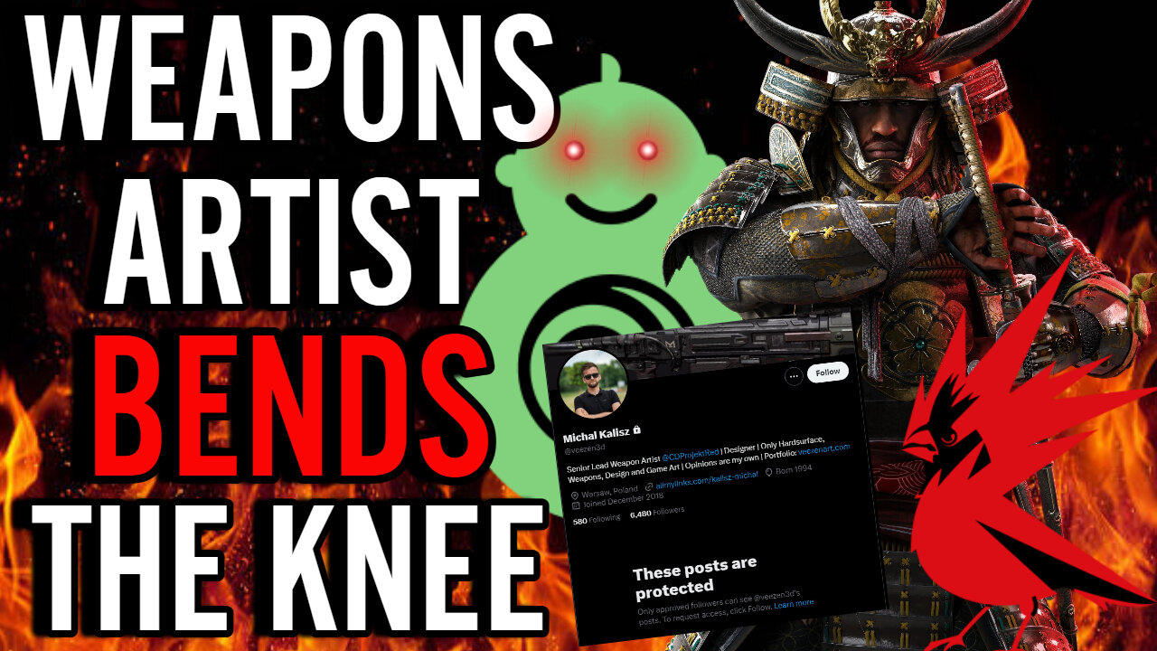 CD Projekt Red Artist CAVES To The Woke MOB!! Forced To APOLOGIZE For ...
