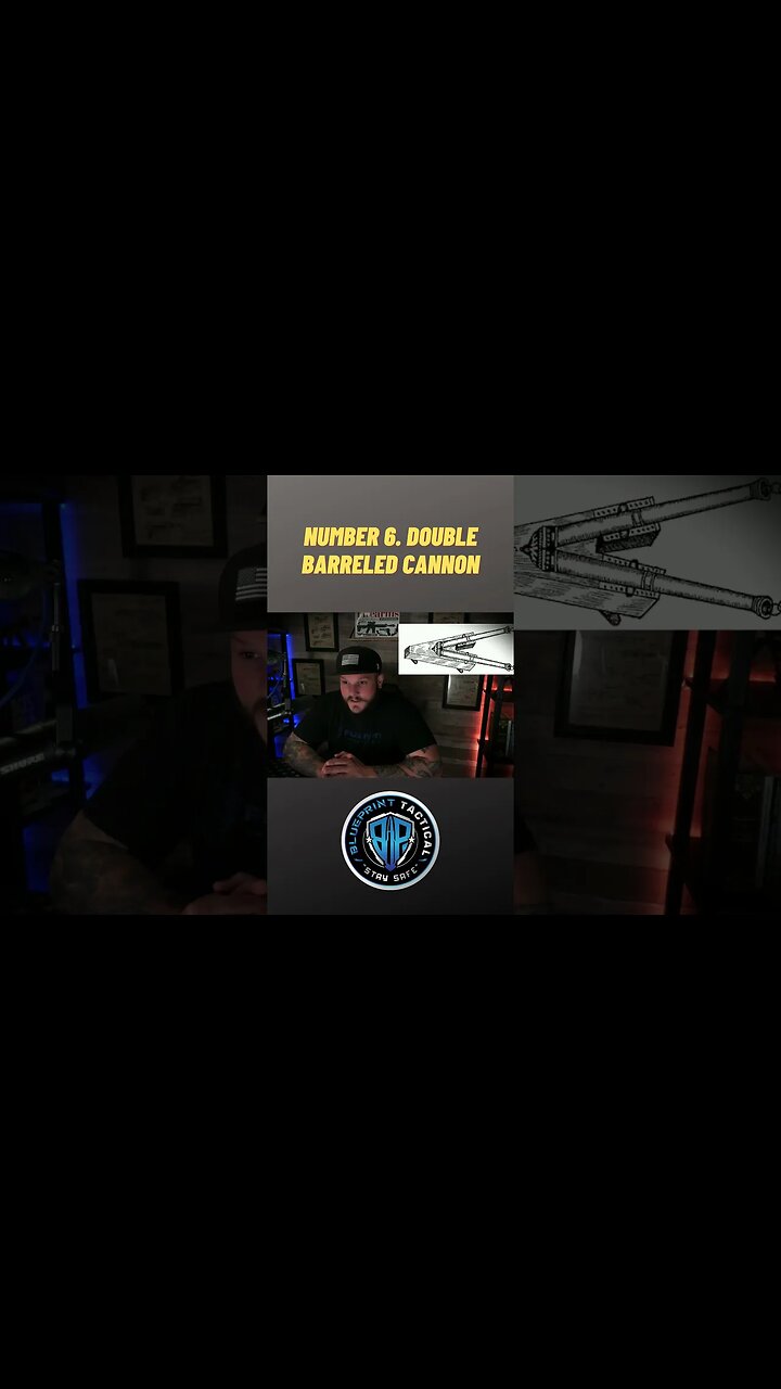 Unique firearms in history - The Double Barreled Cannon