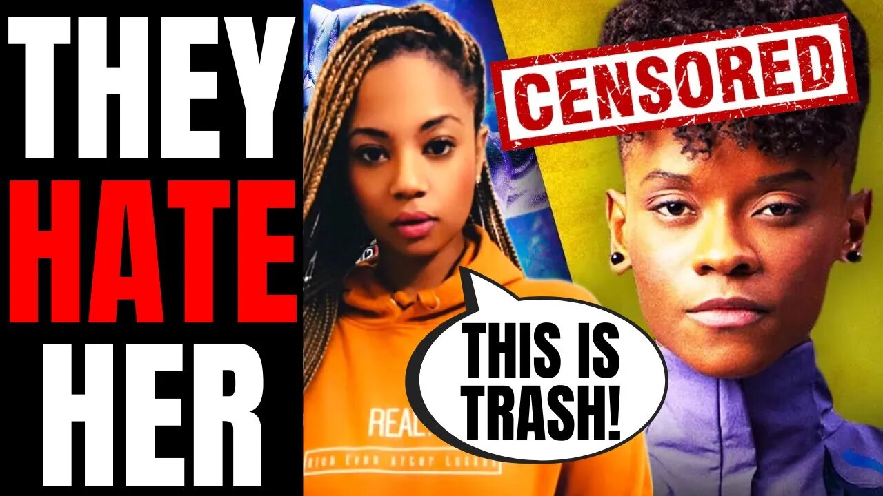 Black Woman Who DESTROYED Wakanda Forever Has Video BANNED | No One Is ...