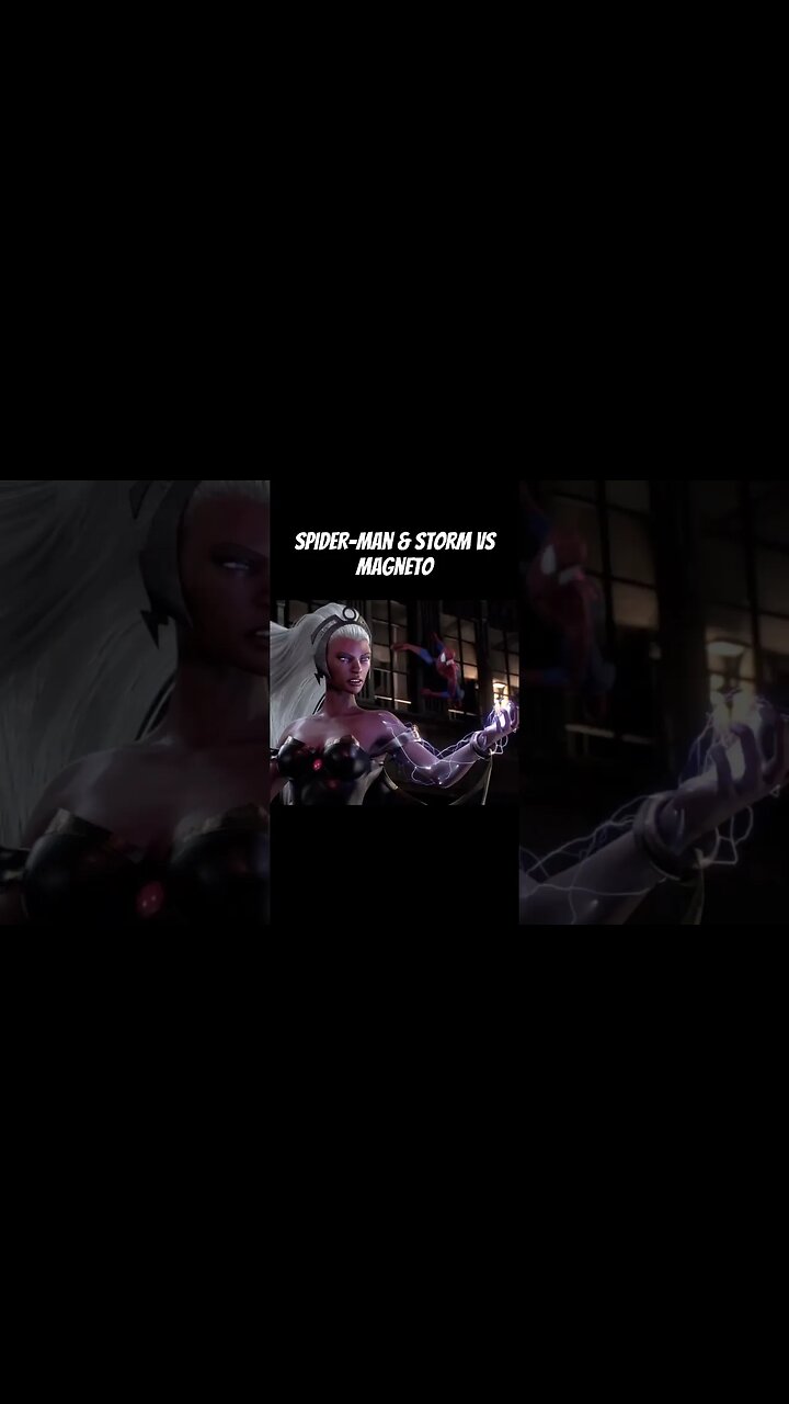 Spider-Man & Storm vs Magneto #marvel #gaming #shorts