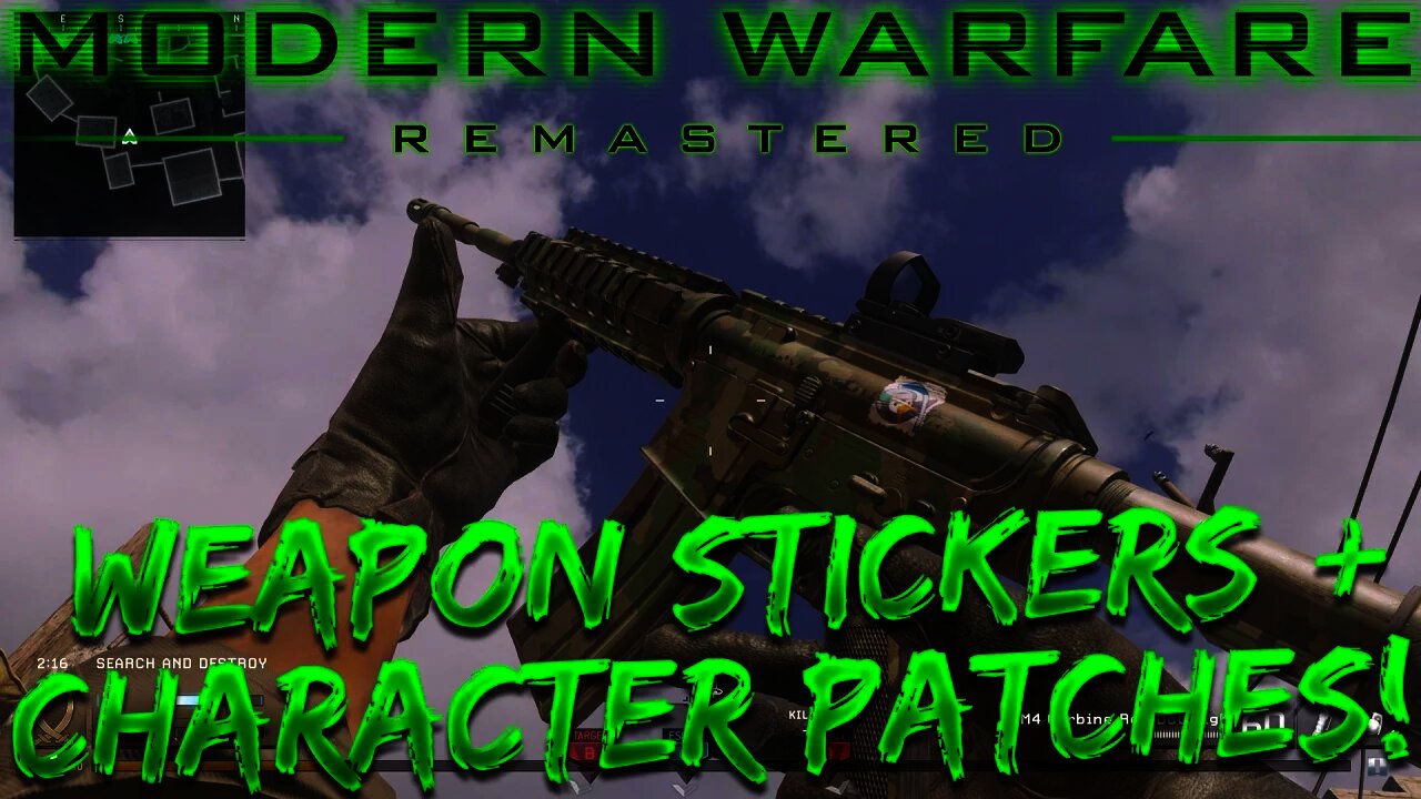 Weapon Stickers & Character Patches in MODERN WARFARE REMASTERED! (What ...