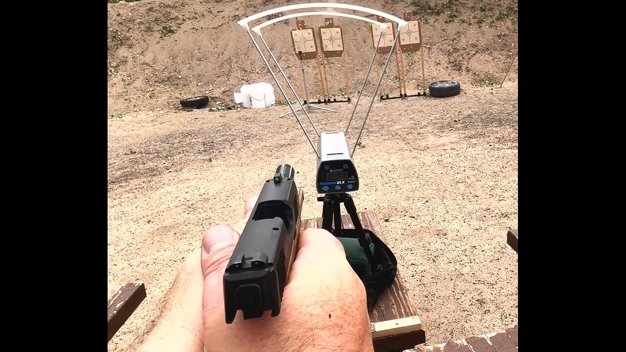 9mm 90gr XTP Rocket Loads - 6.4 grains CFE Pistol through a Glock 17 ...