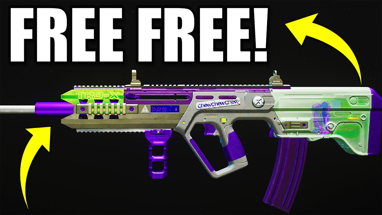 FREE MW3 Trident Gum Ram-7 Blueprint & Charm! (HOW TO GET/LINK IN ...