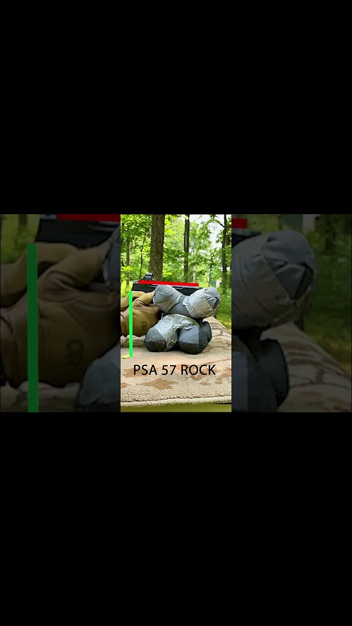 S&W M&P 57 Recoil Vs PSA 57 Rock #shorts #FN57 #57x28mm