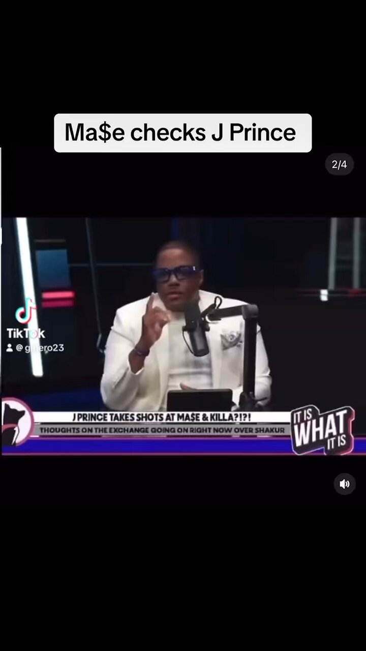 Mase checks J Prince