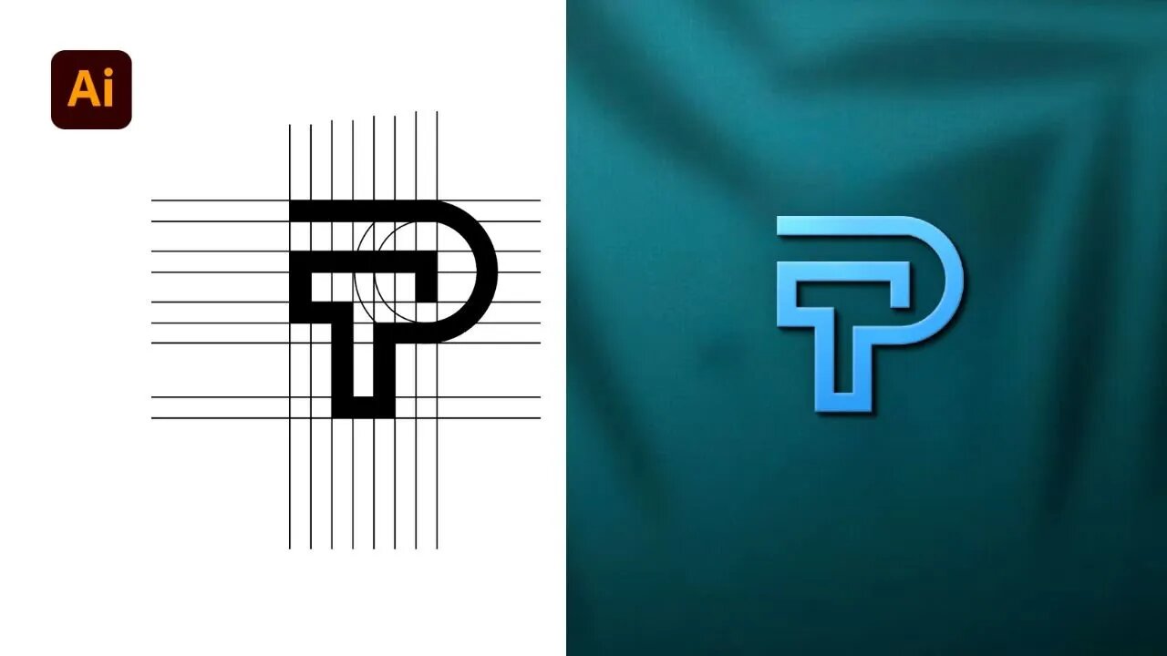 TP Logo Design |adobe illustrator tutorials for beginners 2023 | Team ...