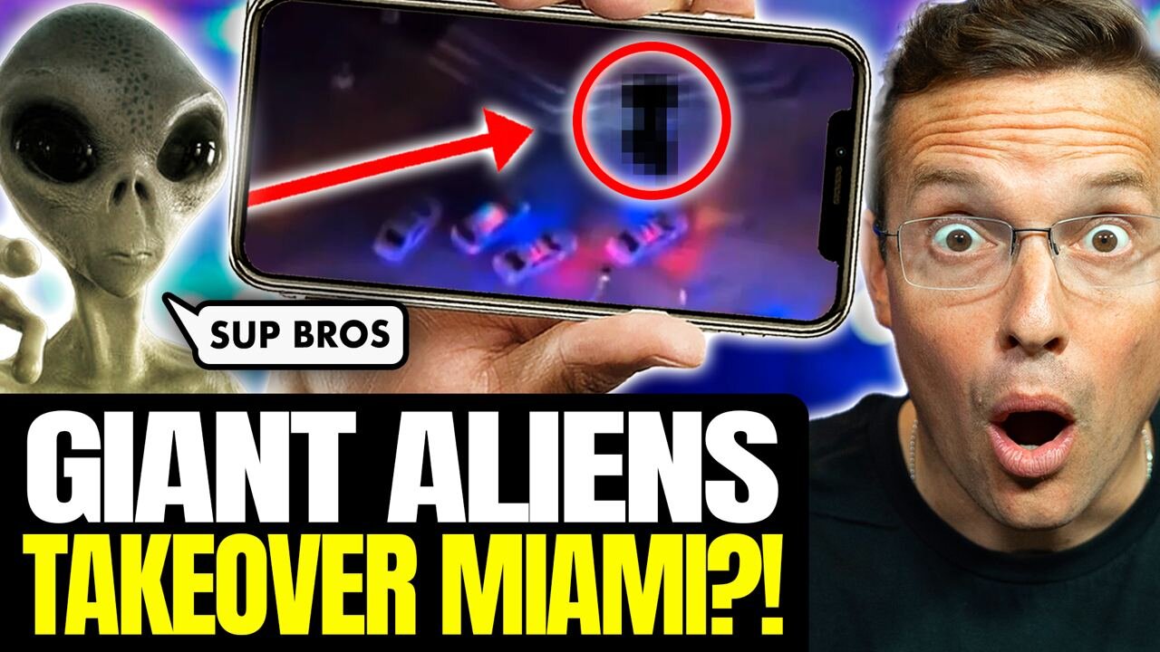 VIDEO: 'Creepy' 10 Foot-Tall ALIENS Spotted In Miami?! Massive Police ...