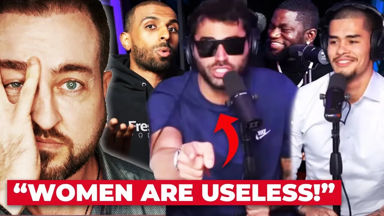 Jon Zherka & Sneako INSULTING Women in The Face on Fresh & Fit ...