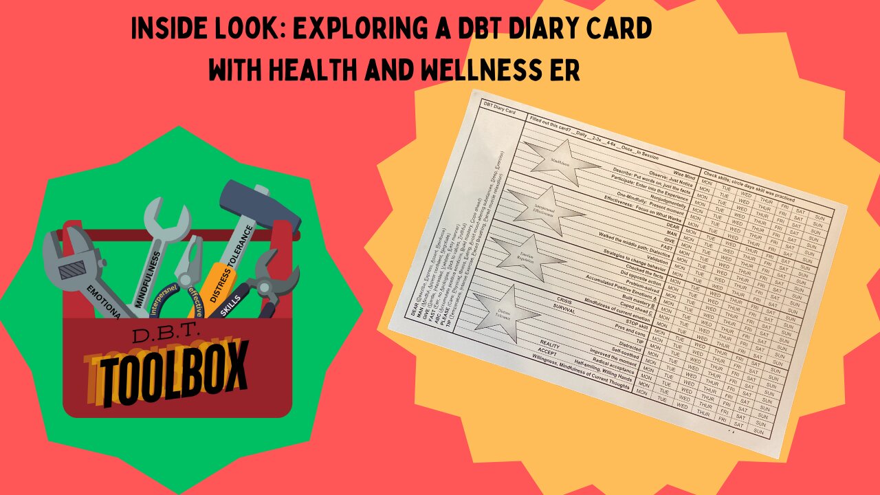 What is a DBT Diary Card? Using a DBT Diary Card for Self-Reflection # ...