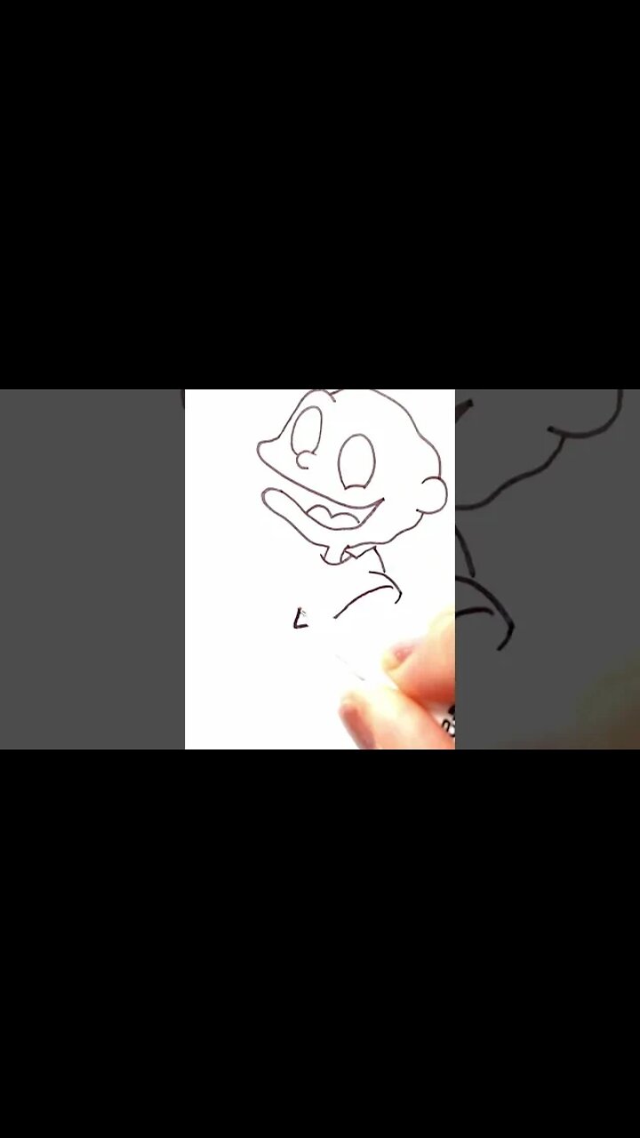 How to draw and paint Tommy Rugrats #shorts