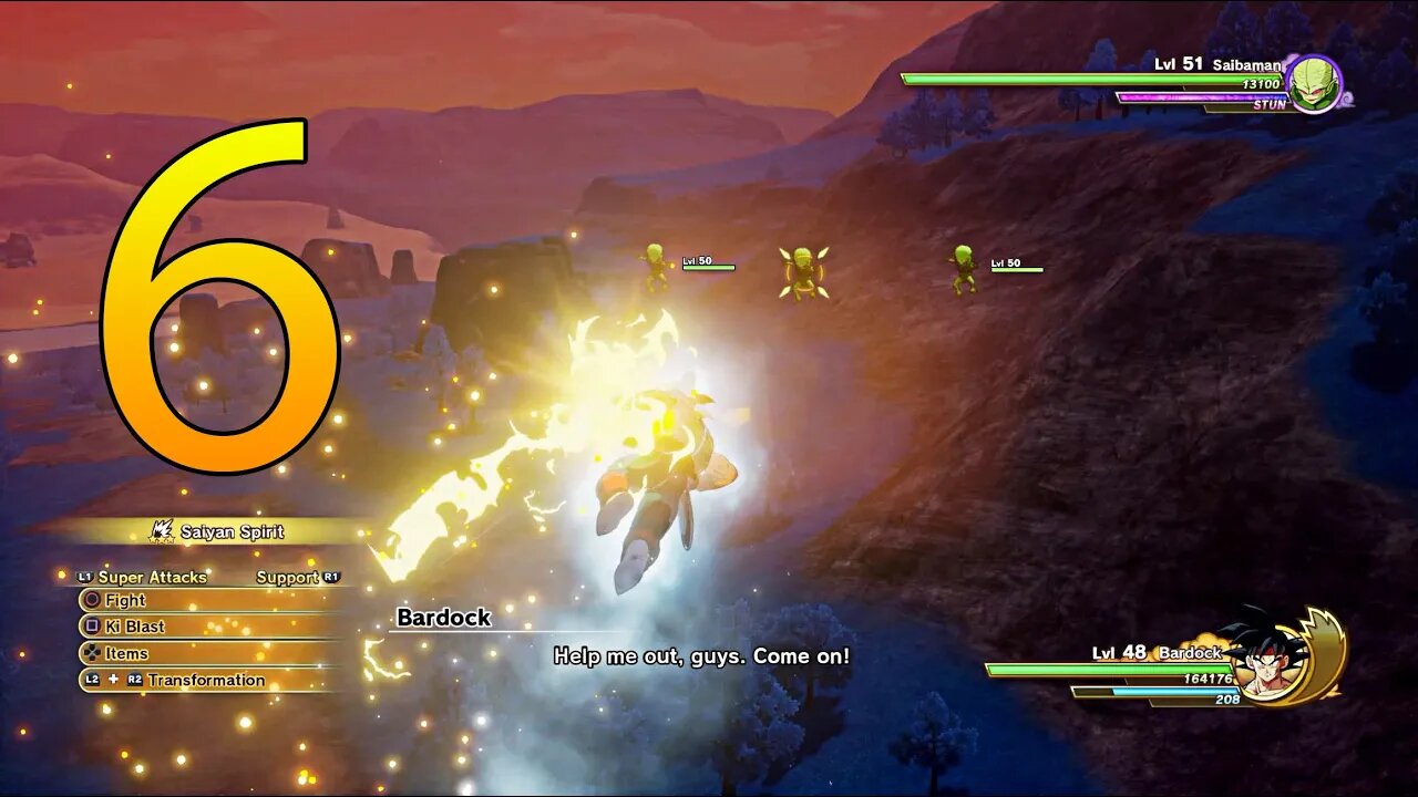 Bardock Alone Against Fate - DBZ Kakarot Pt6 - Unlock Saiyan Spirit ...
