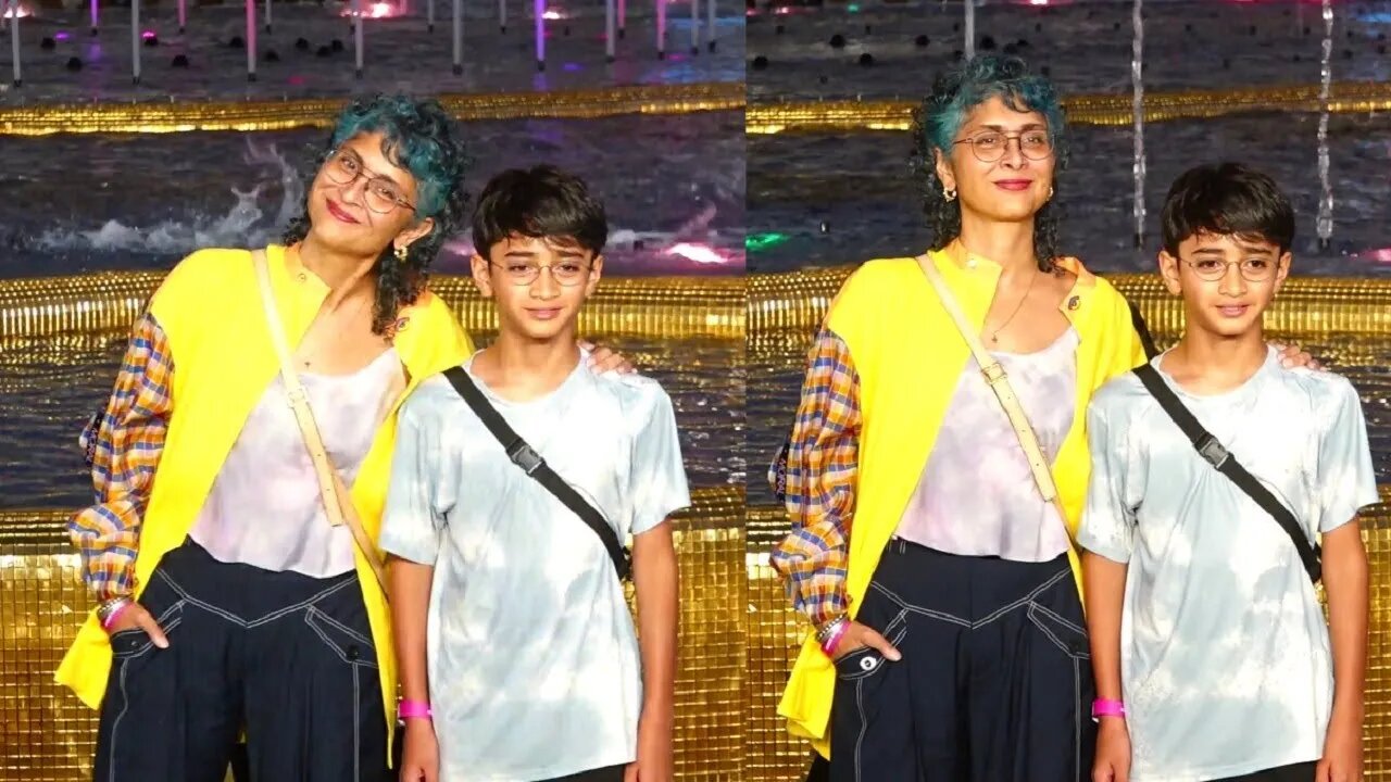 Aamir Khan 2nd Ex Wife Kiran Rao With Son Azad Attends The Sound Of ...