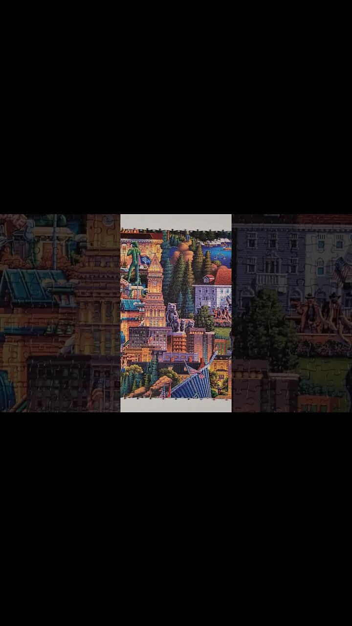 60000 Piece What a Wonderful World Jigsaw Puzzle Day 25 is complete! # ...