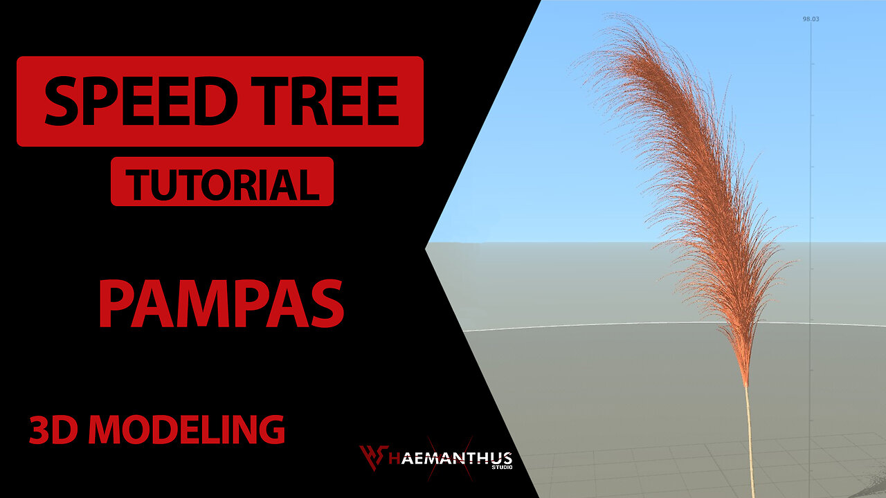 Speedtree - Create Pampas Grass