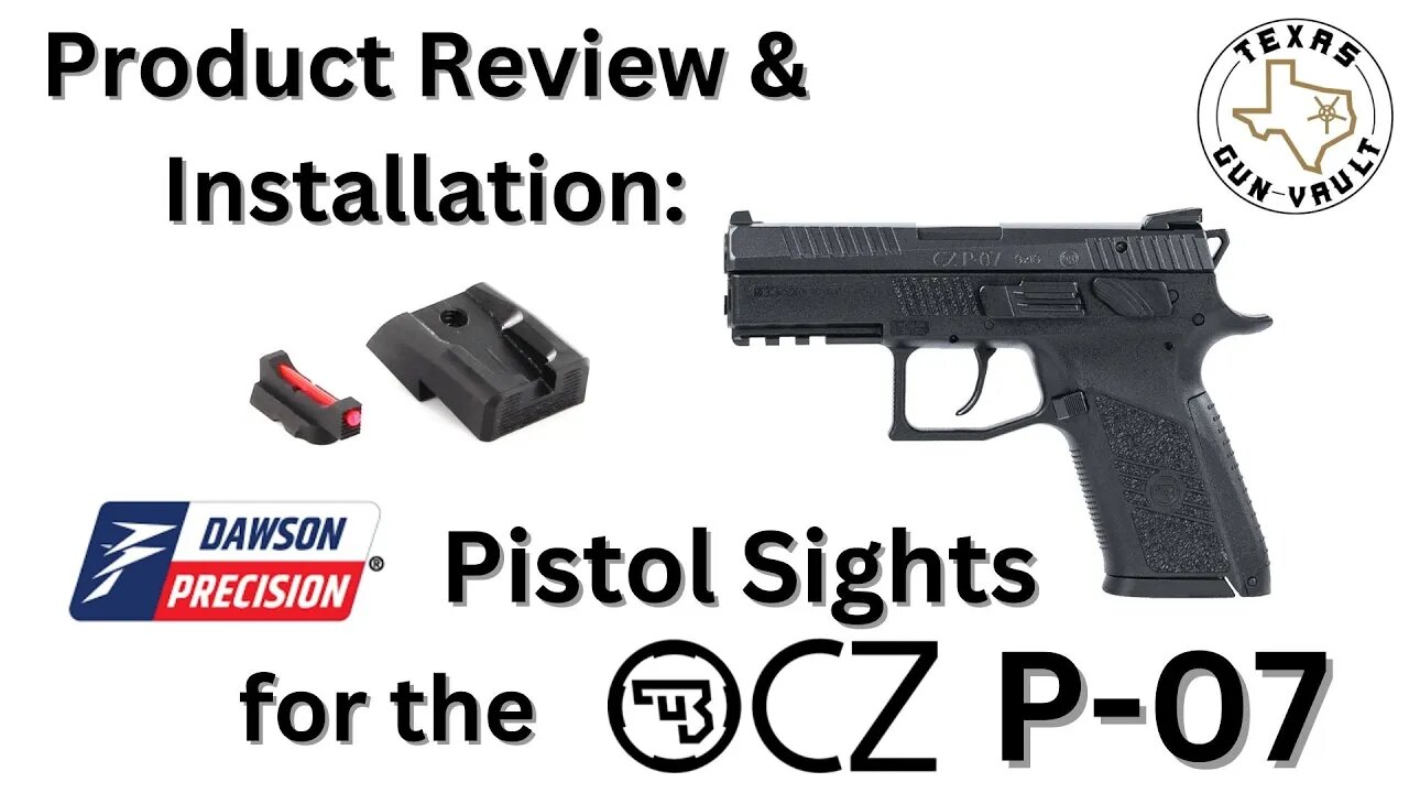 Product Review & Installation: Dawson Precision fiber optic sights for ...