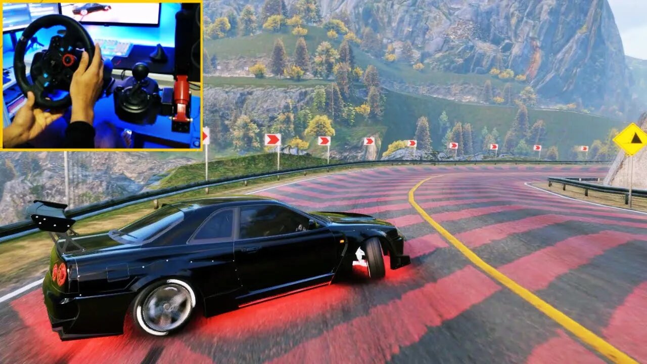 CARX DRIFT RACING ONLINE - DRIFTING NISSAN SKYLINE R34 - STEERING WHEEL ...