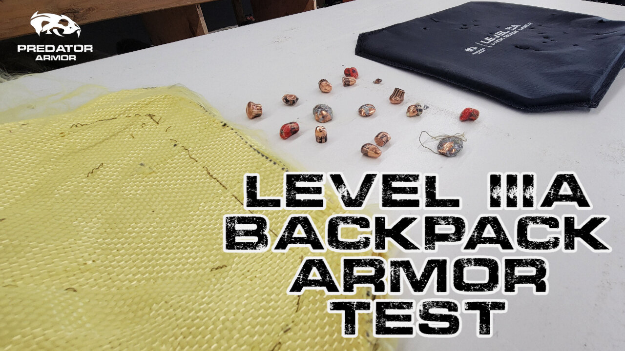 Bulletproof Backpack Test