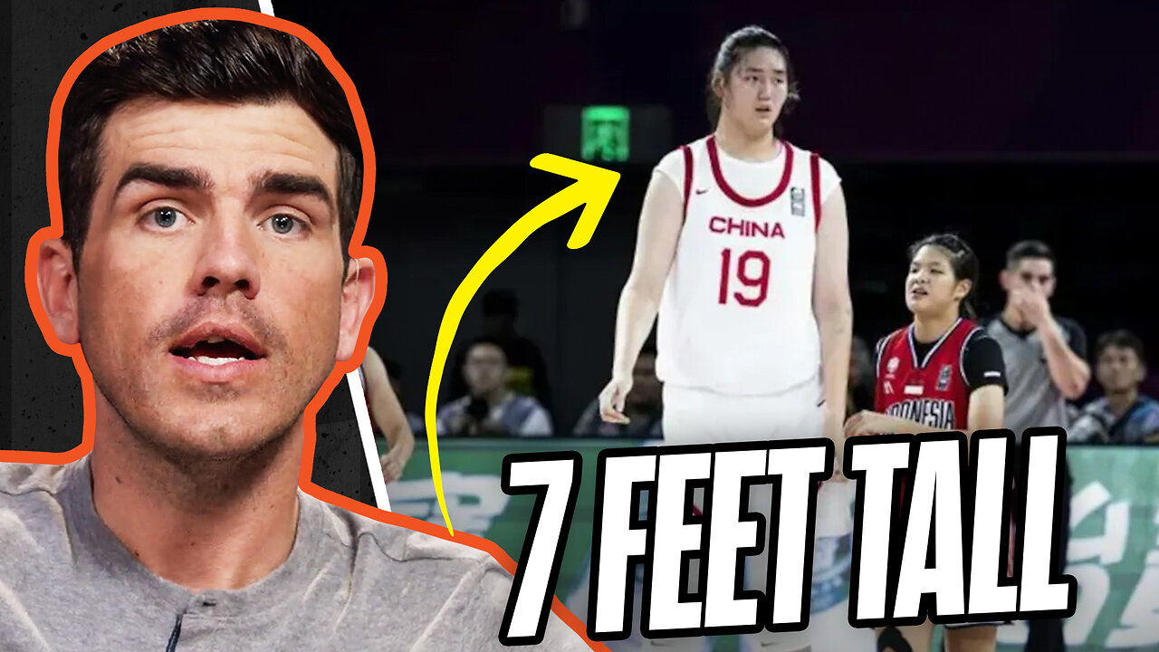 7-Foot FEMALE Basketball DOMINATES