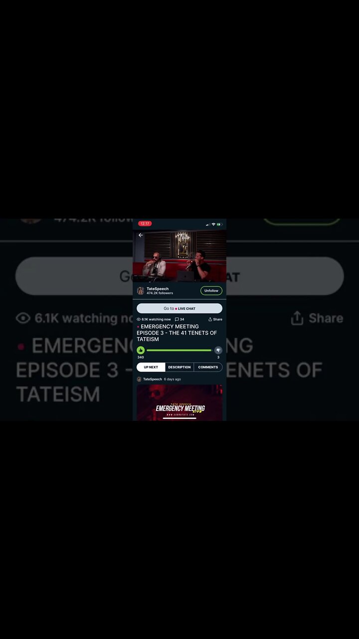 Andrew Tate Tells a Hypothetical Story about Rumble & Emerging Meme ...