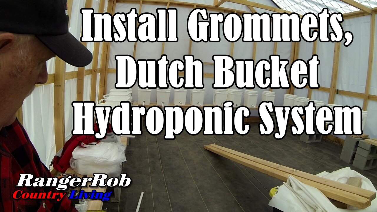 Installing Grommets & PVC Drains For Hydroponic Dutch Bucket System ...