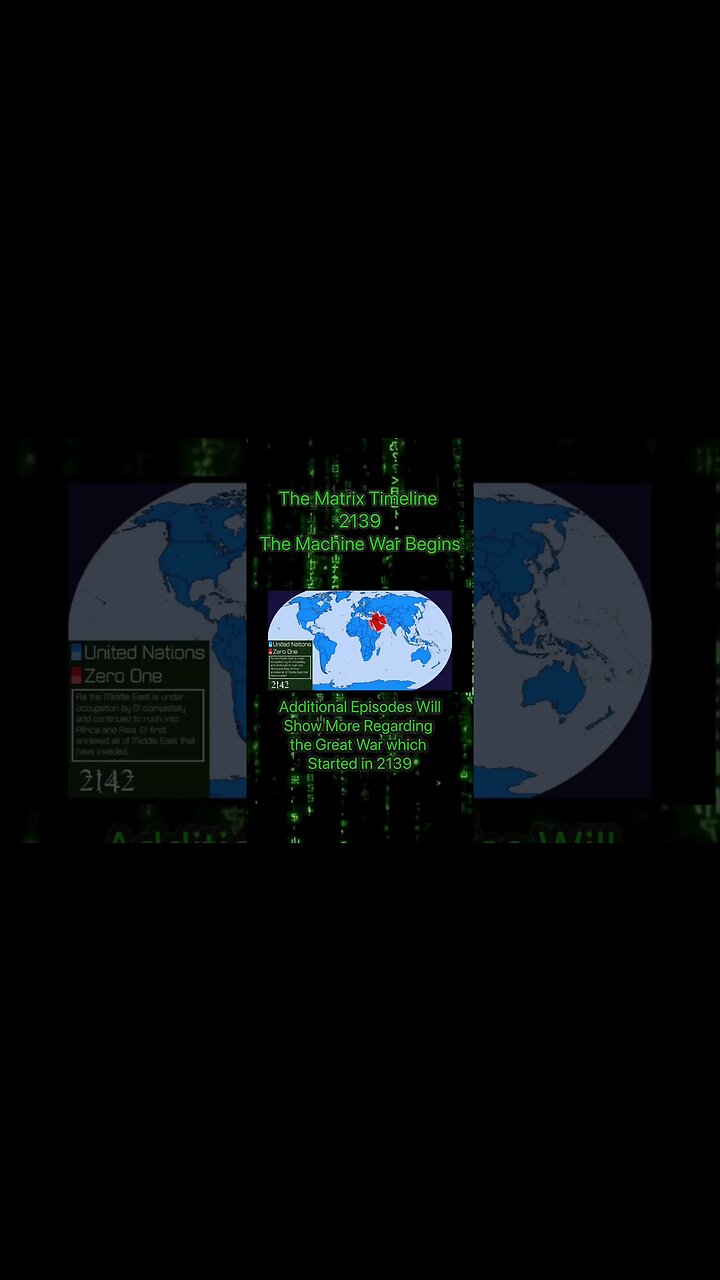 The Matrix Timeline 2139 : The Beginning of the Machine War #kaosnova # ...