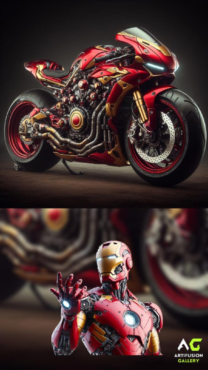 Superheroes as Motorbike 💥 Avengers vs DC - All Marvel Characters #dc # ...