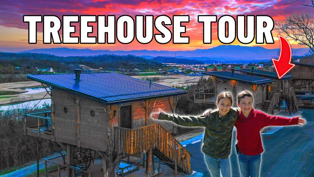 NEW Sanctuary Treehouse Resort Full Tour | Great Smoky Mountains ...