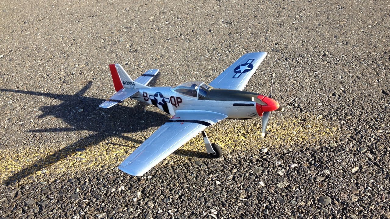 Parkzone Ultra Micro P-51 Mustang BNF WWII Warbird RC Plane with AS3X ...